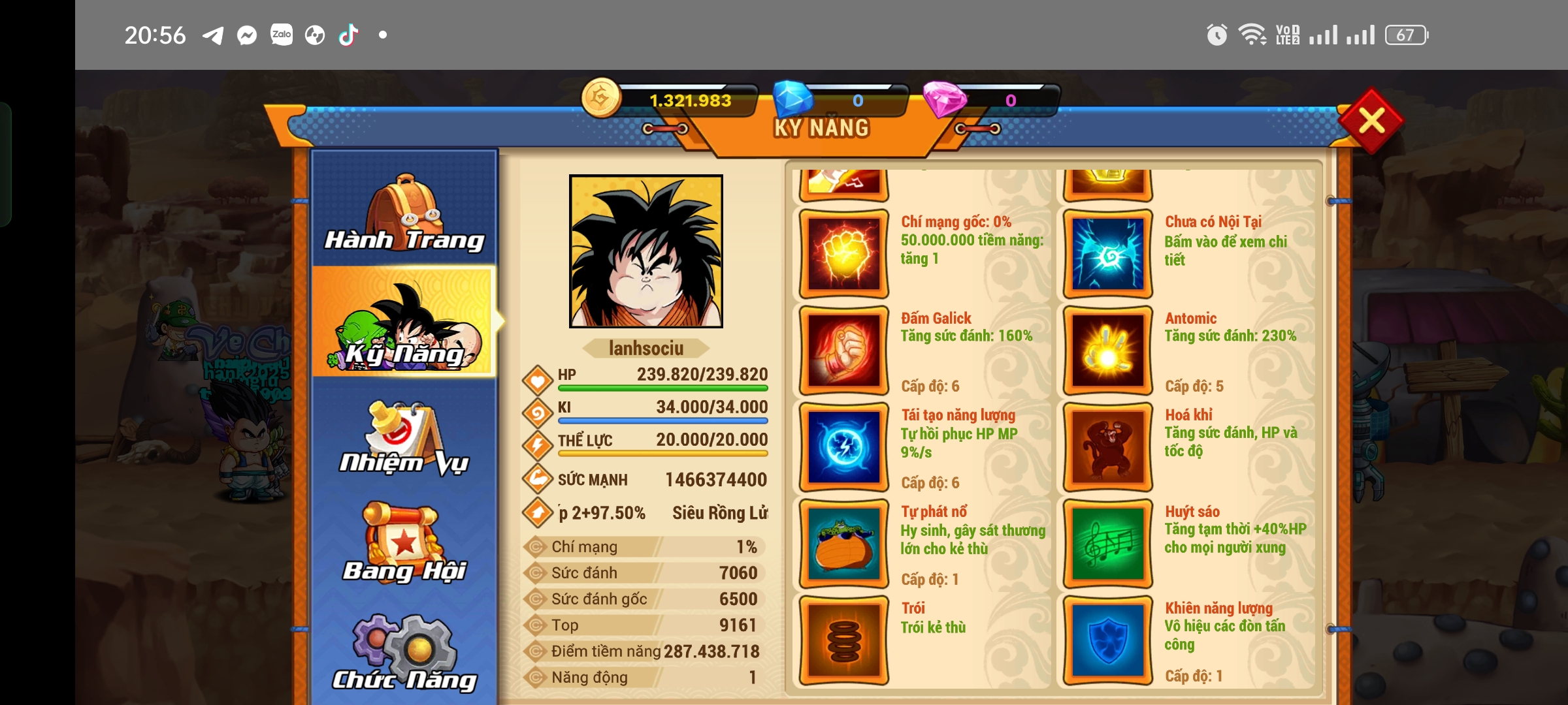 Tài khoản NRORE rank 1 giá rẻ 149999 #68