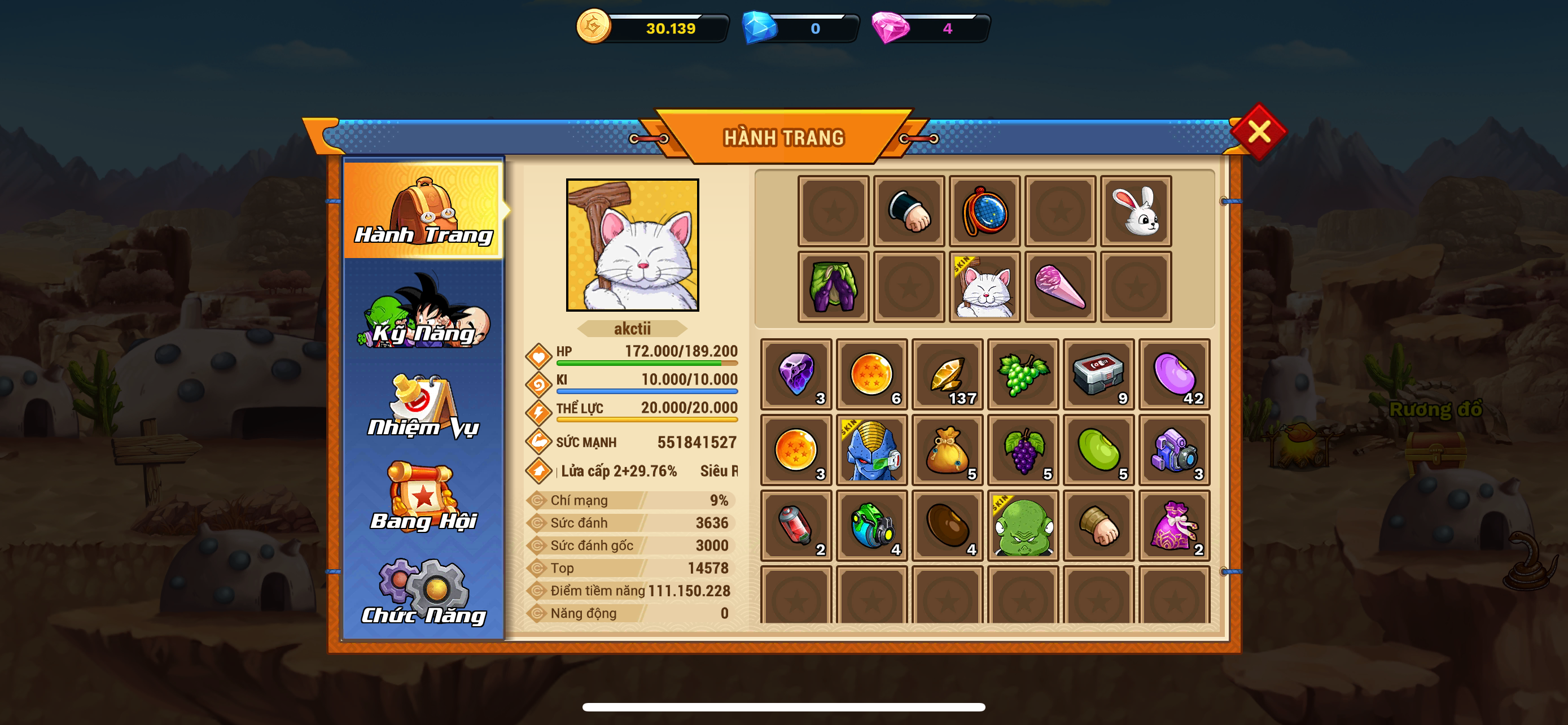 Tài khoản NRORE rank 1 giá rẻ 149999 #141