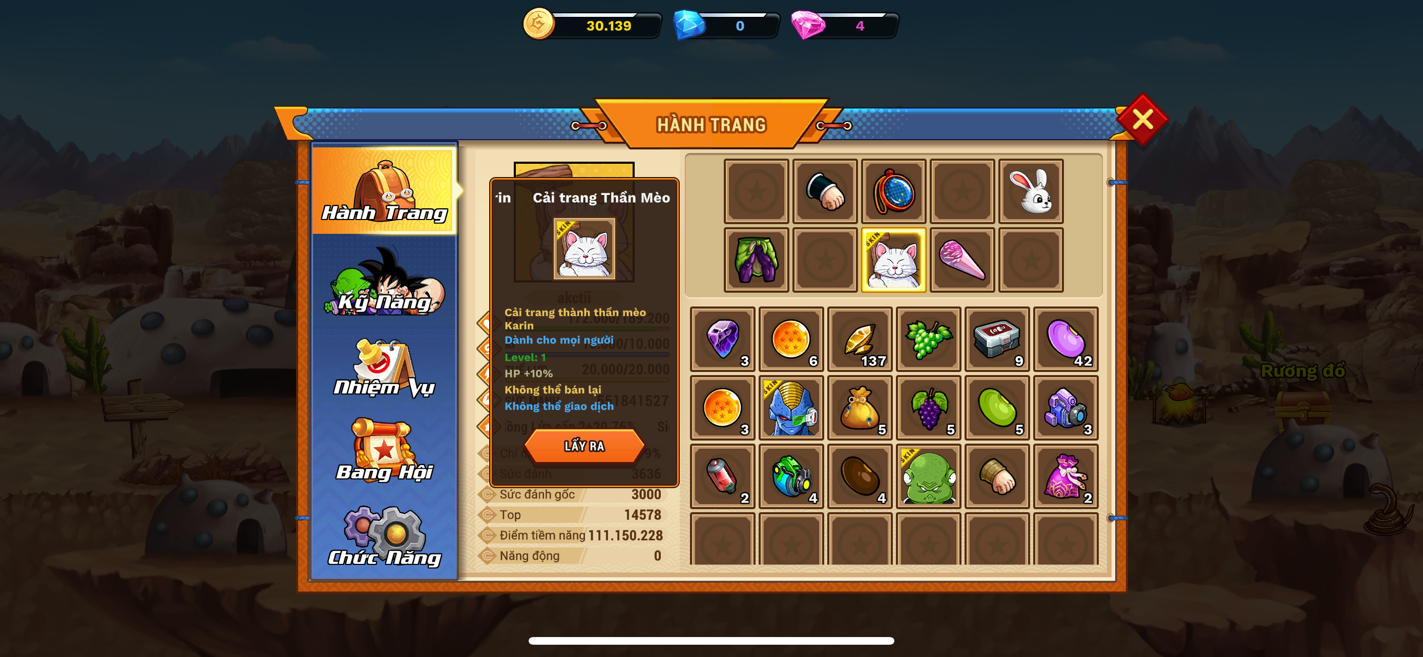 Tài khoản NRORE rank 1 giá rẻ 149999 #141